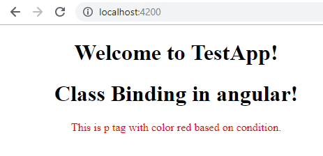 Binding Property, Styles And Class In Angular